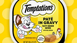 Wet Cat Food In Easy To Serve Trays For Adult Cats | TEMPTATIONS™