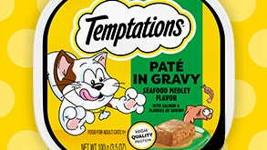 Wet Cat Food In Easy To Serve Trays For Adult Cats | TEMPTATIONS™