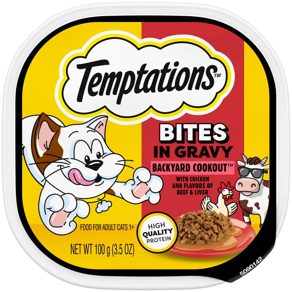 Temptations Bites in Gravy Backyard Cookout Flavor